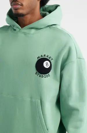 MARKET Eight Ball Embroidered Hoodie