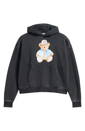 MARKET Watercolor Teddy Bear Graphic Hoodie
