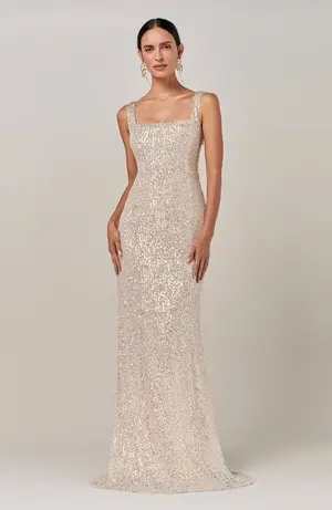 BWLDR Hozier Gown - Champagne Sequin