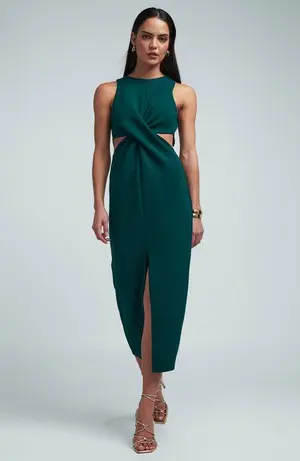 BWLDR Newark Midi Dress - Emerald