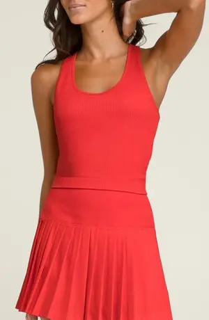Wilson Everyday Rib Bra Tank - Infrared