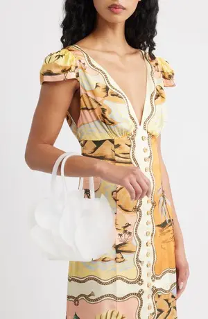 Farm Rio Jelly Flower Bag - Ivory
