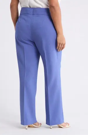 TAHARI ASL Bell Bottom Trousers - Deep Peri