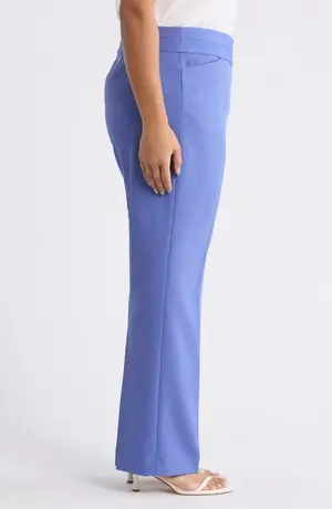 TAHARI ASL Bell Bottom Trousers - Deep Peri