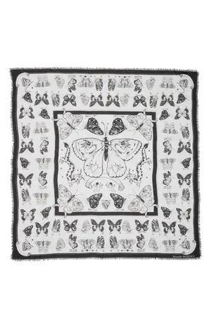 Alexander McQueen Alexander Inked Butterfly Shawl