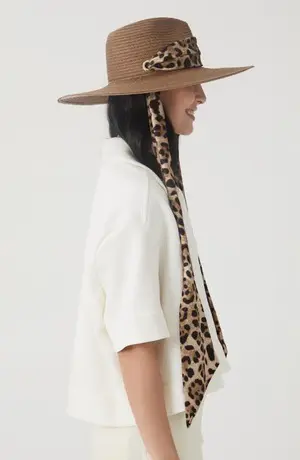 Eugenia Kim Cassidy Packable Straw Fedora