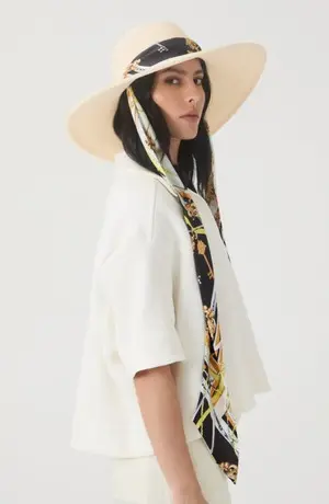 Eugenia Kim Cassidy Upf 30+ Packable Fedora - Ivory