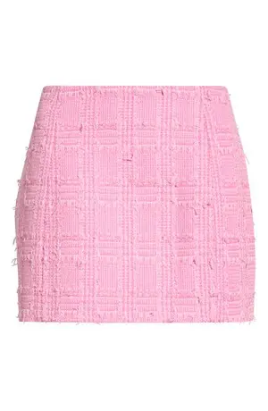 Naked Wardrobe Tweed Miniskirt