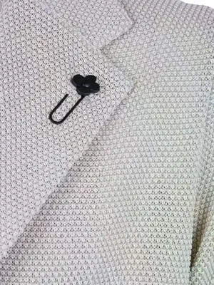 LARDINI Texture Blazer - Neutrals