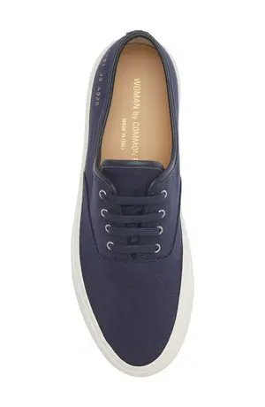 COMMON PROJECTS Four Hole Slip-on Sneaker - Navy