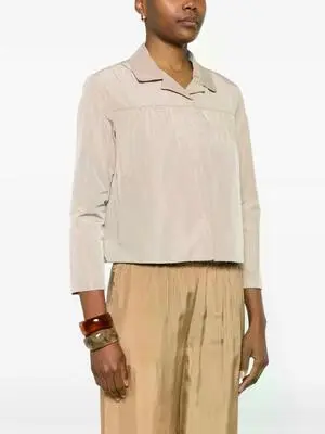 Aspesi Buttoned Cropped Jacket - Neutrals