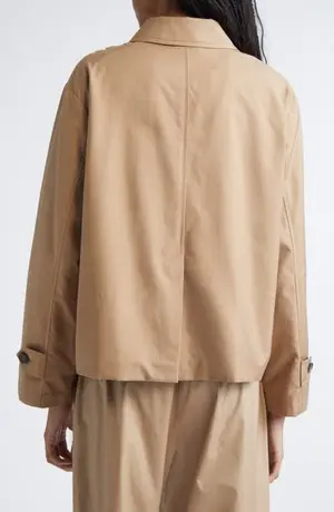 Max Mara Bambola Cotton-blend Twill Trench Jacket