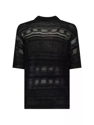 LANEUS Knitted Polo Shirt
