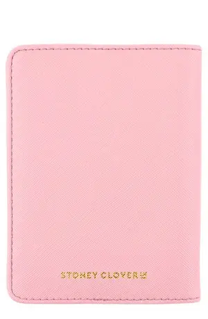 Stoney Clover Lane Textured Faux Leather Passport Case - Flamingo