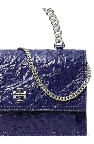 Tory Burch Kira Distressed Mini Top Handle Wallet On A Chain