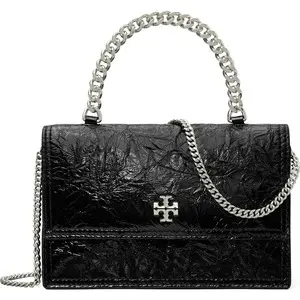 Tory Burch Kira Distressed Mini Top Handle Wallet On A Chain