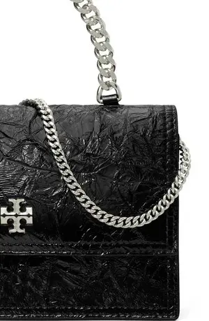 Tory Burch Kira Distressed Mini Top Handle Wallet On A Chain