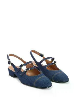 CAREL Buckle Strap Slingback Pumps