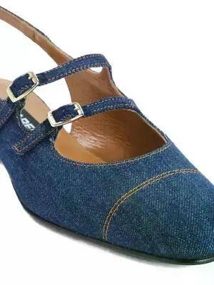 CAREL Buckle Strap Slingback Pumps