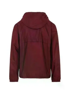 Moncler Hooded Zip Coat - Red
