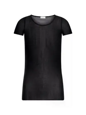 ROBERTO COLLINA Ribbed T-shirt - Black