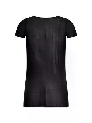 ROBERTO COLLINA Ribbed T-shirt - Black