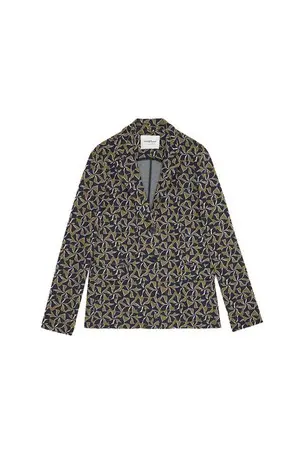 OTTOD'AME Printed Jacket - Blue