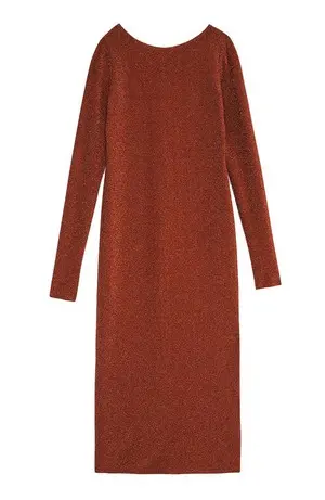 OTTOD'AME Long Sleeve Maxi Dress