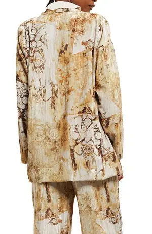 OTTOD'AME Patterned Blazer