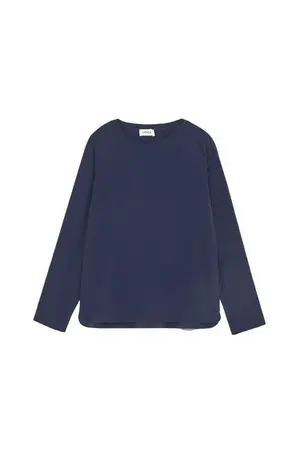 OTTOD'AME Long Sleeve Silk-blend Blouse - Blue