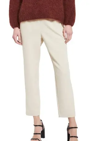 OTTOD'AME Ankle Length Trousers - Ecru