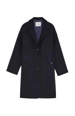 OTTOD'AME Wool-blend Midi Coat