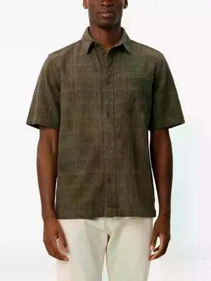 LES DEUX Charlie Open-work Shirt - Green