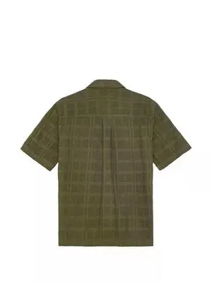 LES DEUX Charlie Open-work Shirt - Green