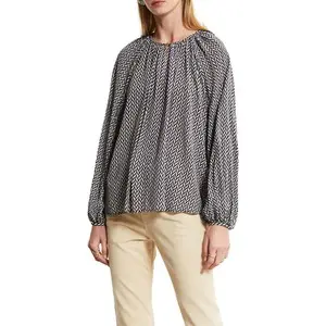 OTTOD'AME Abstract Print Shirt