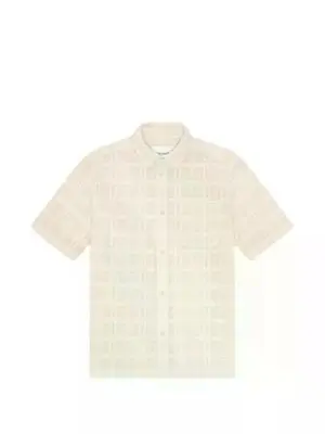 LES DEUX Charlie Open-work Shirt - Neutrals