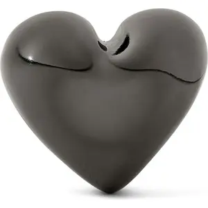 JENNIFER FISHER Puffy Heart Ring - Hematite