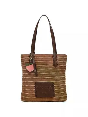 V°73 Woven Top Handle Shoulder Bag