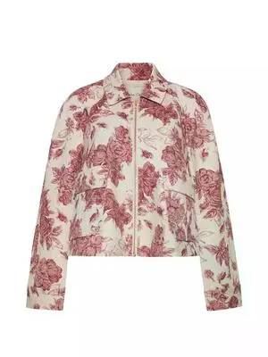 Cara Cara Floral Cropped Jacket