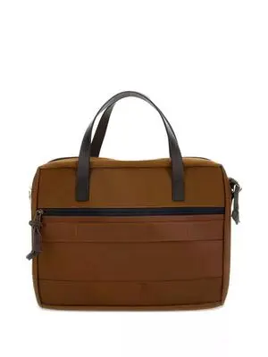 Filson Flap Strap Cotton Twill Shoulder Bag - Brown