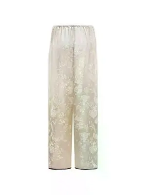 Shanghai Tang Floral Knot Pyjama Set - Neutrals