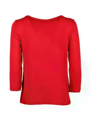Marella Emme Boat-neck T-shirt - Red