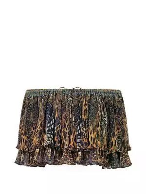 Camilla Off-shoulder Pleated Top