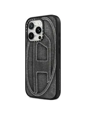 DIESEL® X Casetify 60576 Denim-effect Iphone 16 Pro Max Case - Black