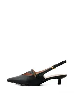 COCCINELLE Point-toe Slingback Pumps - Black