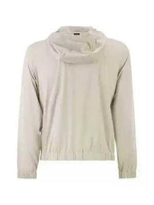 Herno Hooded Jacket With Elasticated Waist - Neutrals
