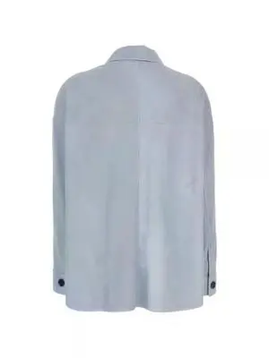ARMA Kaylee Buttoned Lamb Jacket - Blue