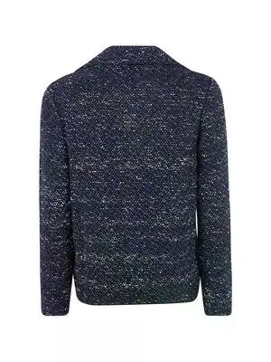 BASE Patterned Cotton Button Jacket