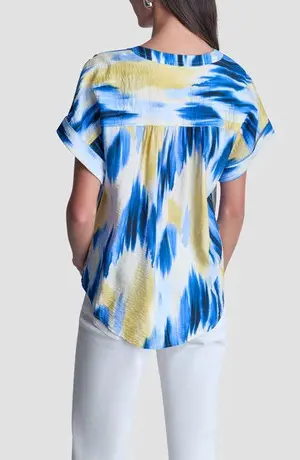 Dkny Abstract Print Button-up Shirt
