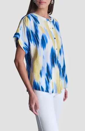Dkny Abstract Print Button-up Shirt